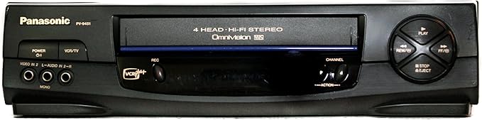 Amazon.com: Panasonic PV-9451 Hi-Fi VCR with VCR Plus+ : Electronics