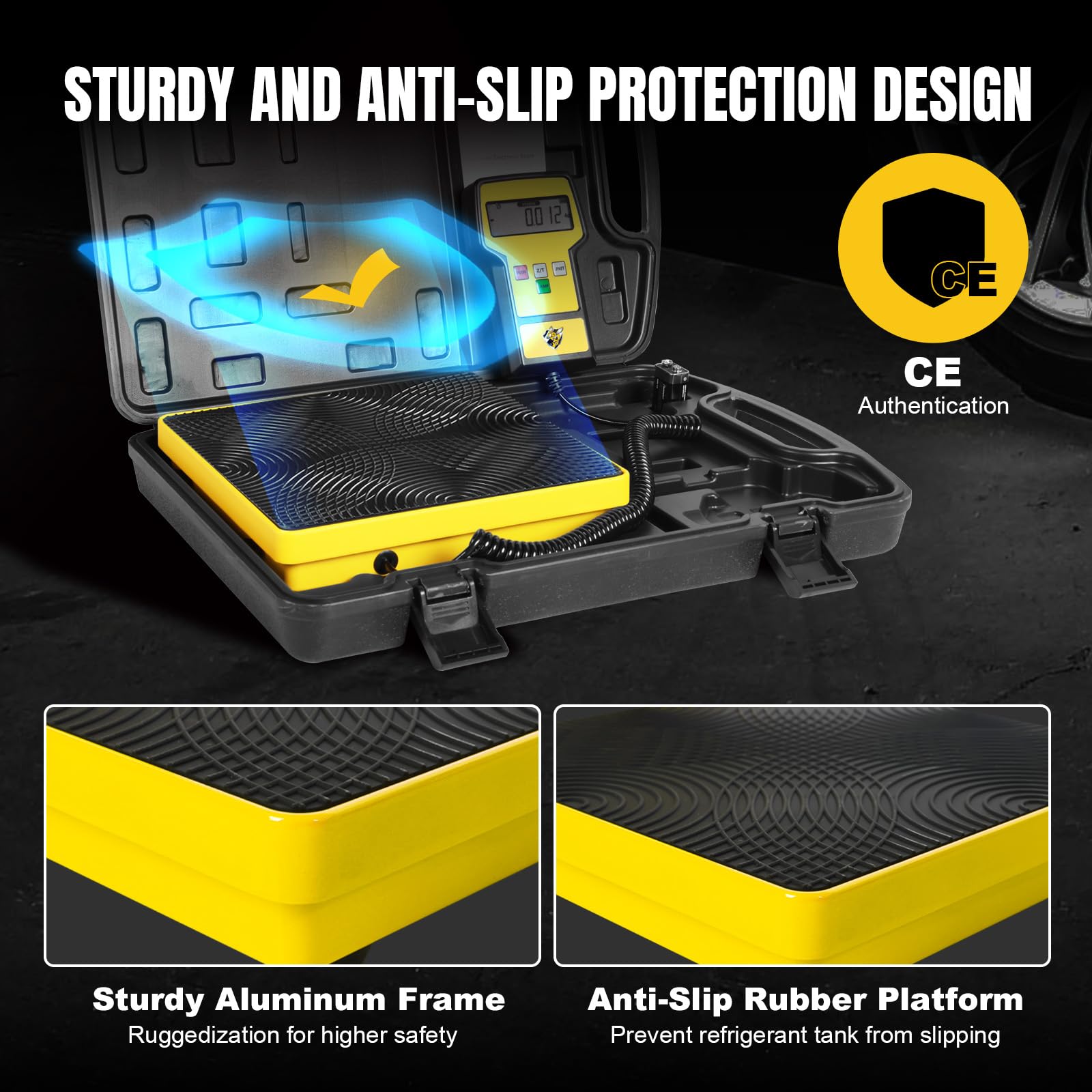 Snapklik.com : Refrigerant Scale 220 LBS HVAC Freon Scale High ...