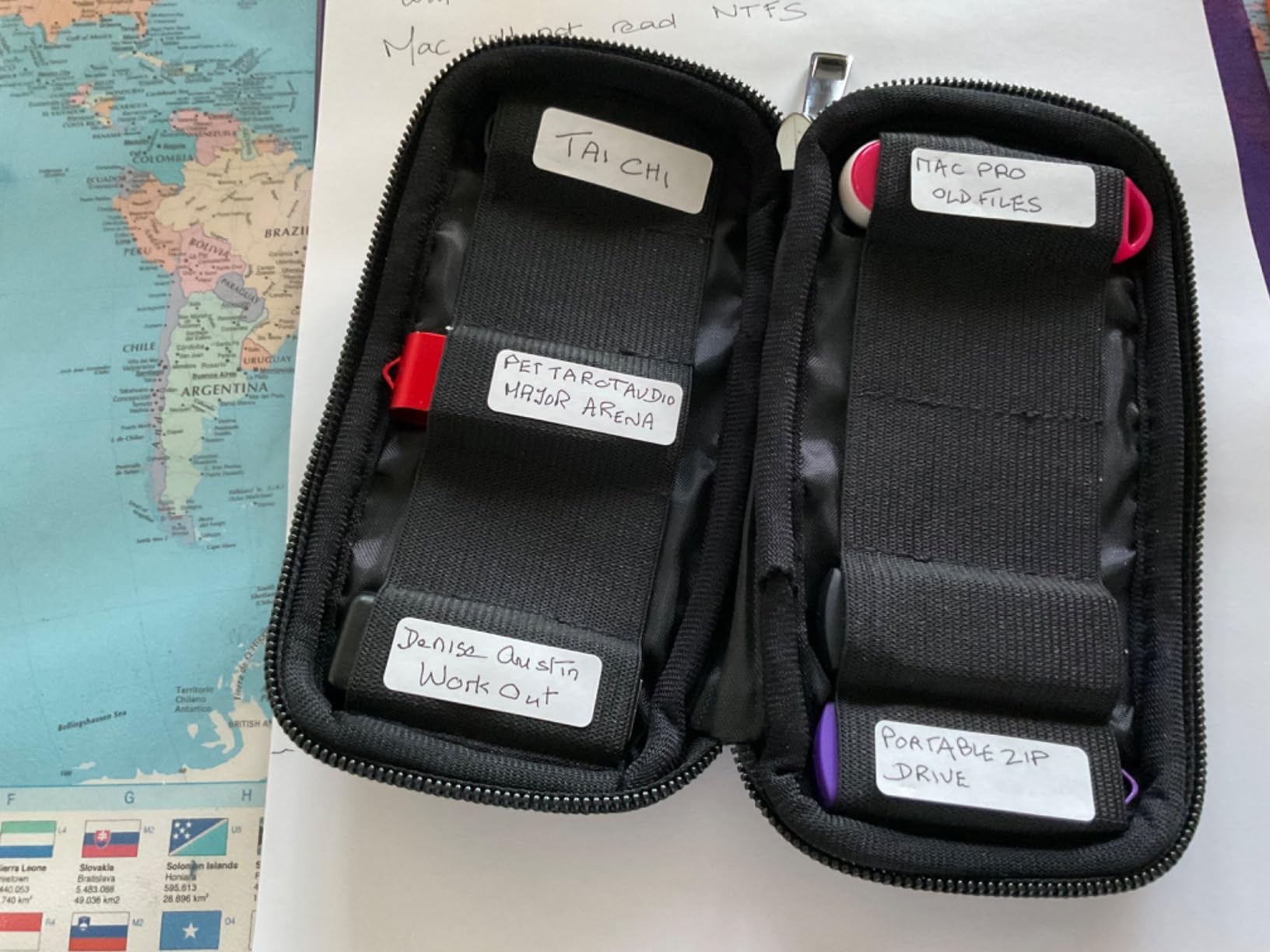 vellgo USB Flash Drive Case Soft Material Thumb Drive Holder case, USB ...