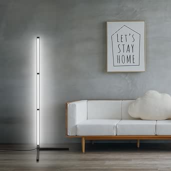 PMS Corner Floor Lamp, 4FT Modern Minimalist Standing lamp, Adjustable ...