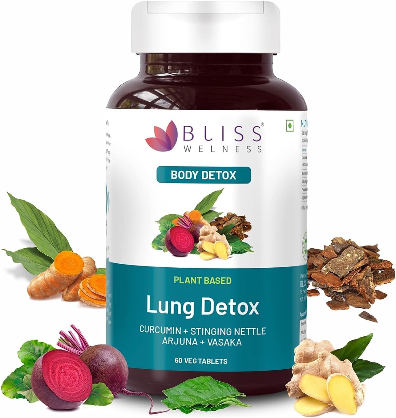 Amazon.com: Lung Detox | Curcumin Stinging Nettle Arjuna Beetroot ...