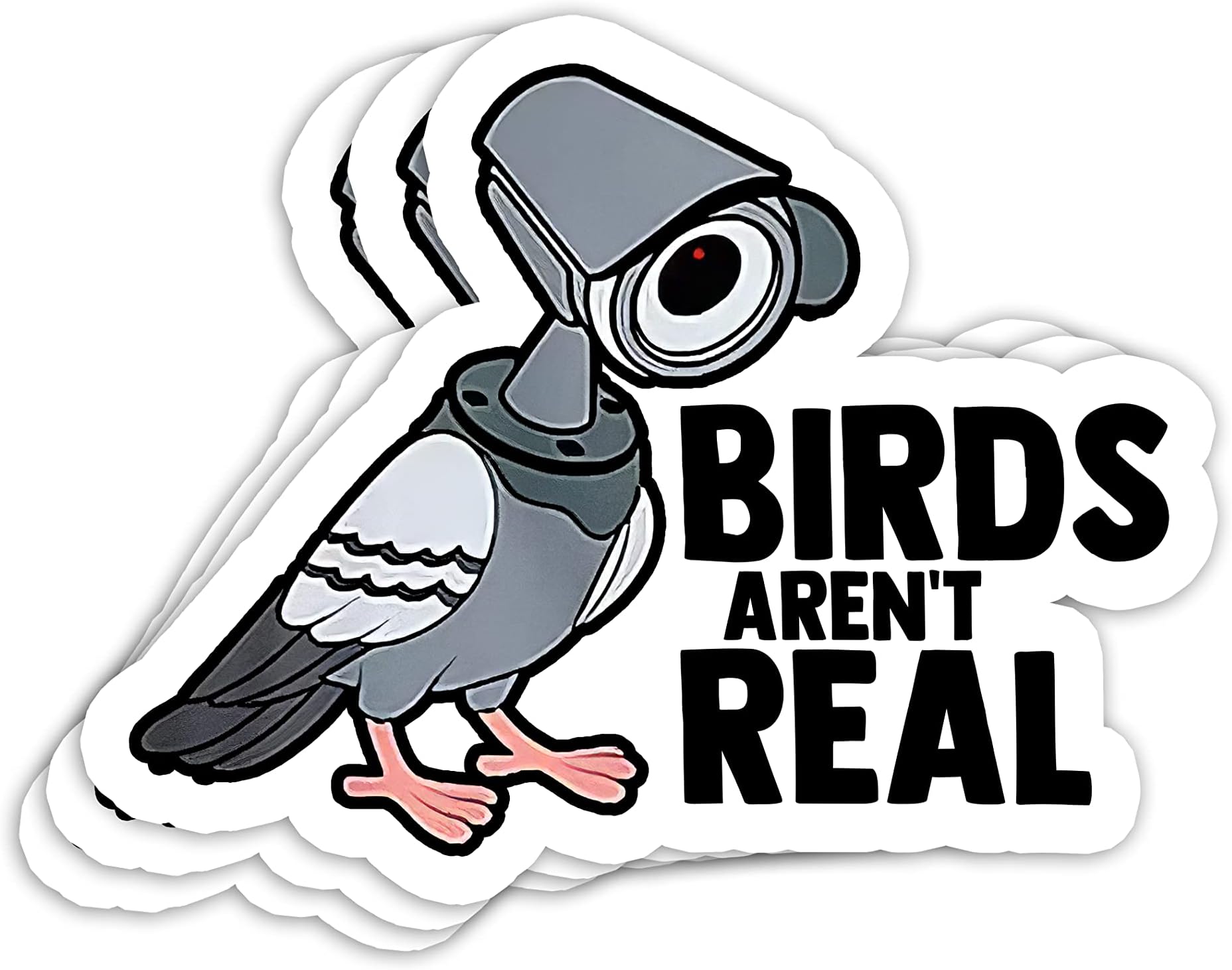 Amazon.com: 52Pcs Birds aren't Real Stickers Pack, Funny Meme Aesthetic ...