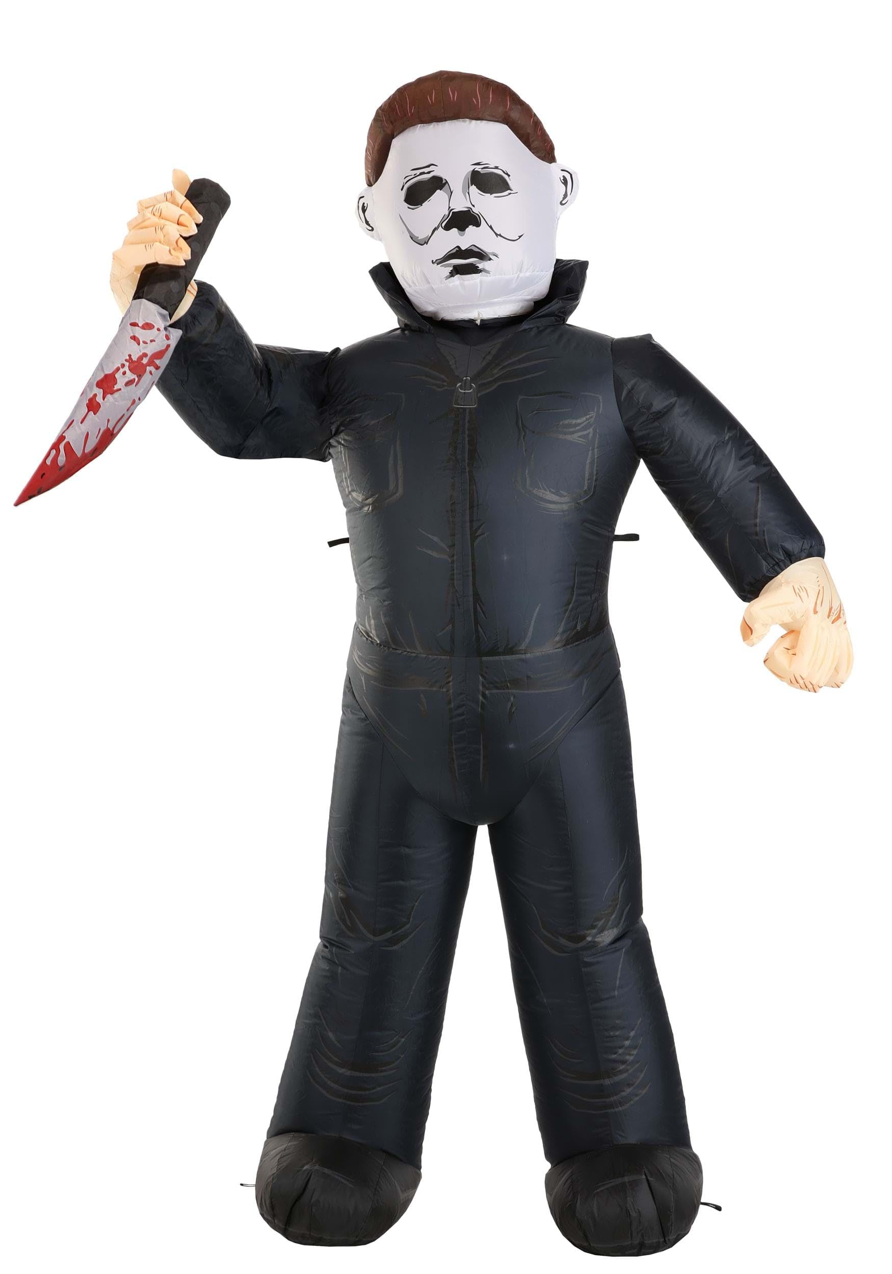 Amazon.com: 6FT Michael Myers Halloween Slashing Animatronic Inflatable ...