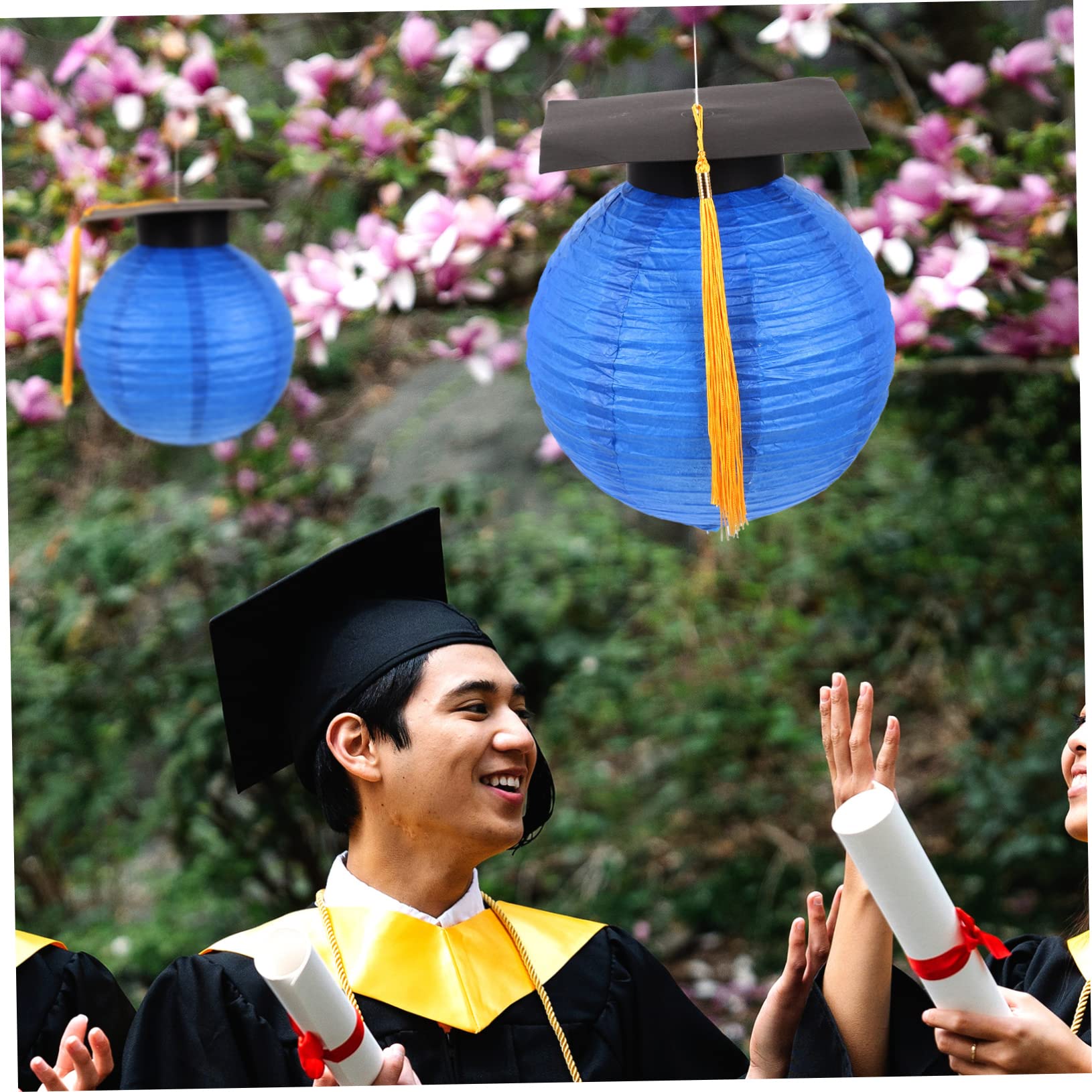 Graduation Dollar Store Lanterns DIY: Custom 3D Shaker Centerpiece