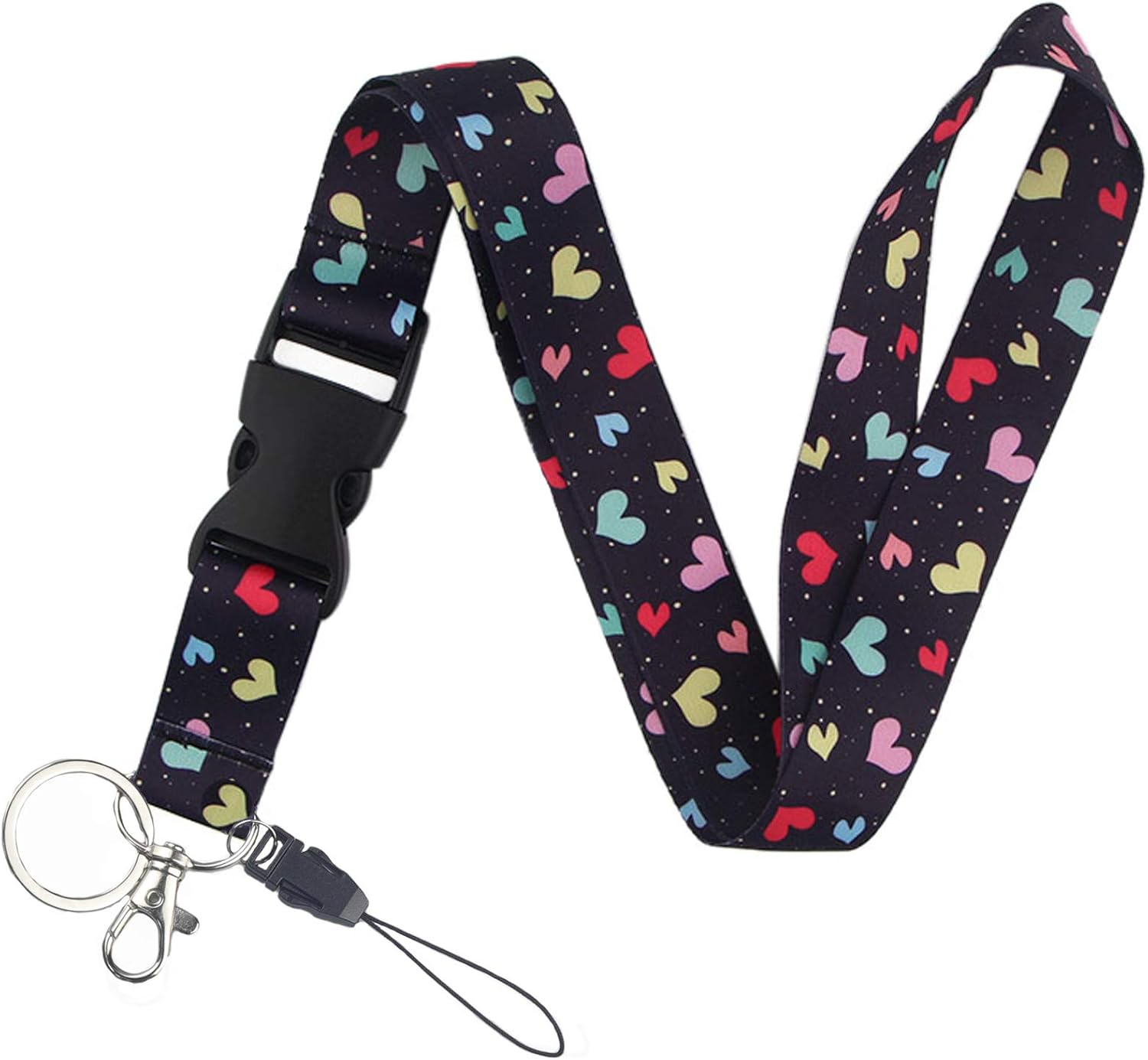 Amazon.com: Yiflin Cute Neck Lanyard for Keys, Keychain, Wallet, ID ...