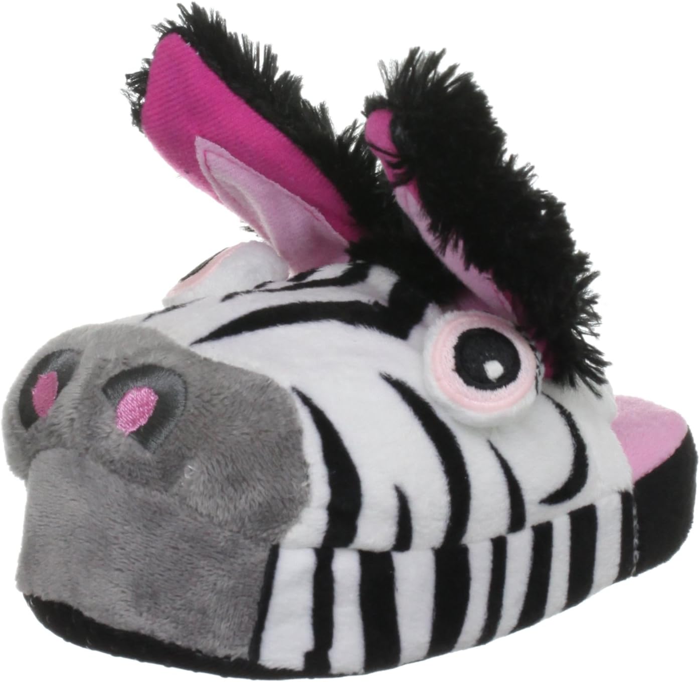 Silly Slippeez Zany Zebra Mulicoloured Slippers Zzbla 1/2 UK: Amazon.co ...