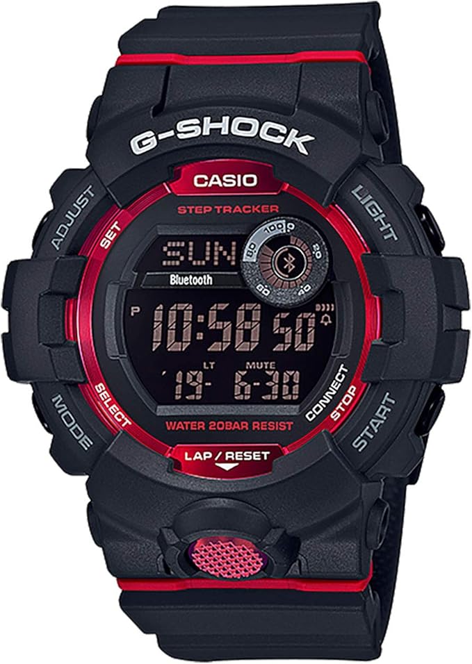 Amazon.com: Casio G-Shock Men's GBD800-1 Bluetooth G-Squad Digital ...