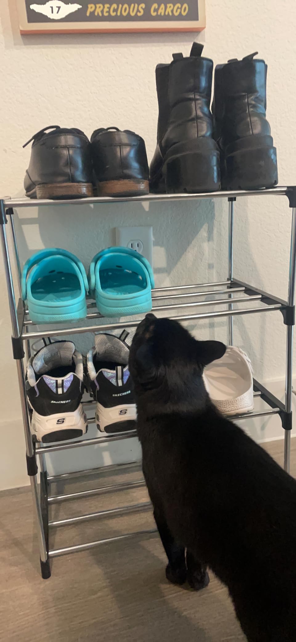 $2/mo - Finance Jucaifu Stackable Small Shoe Rack, Entryway, Hallway ...