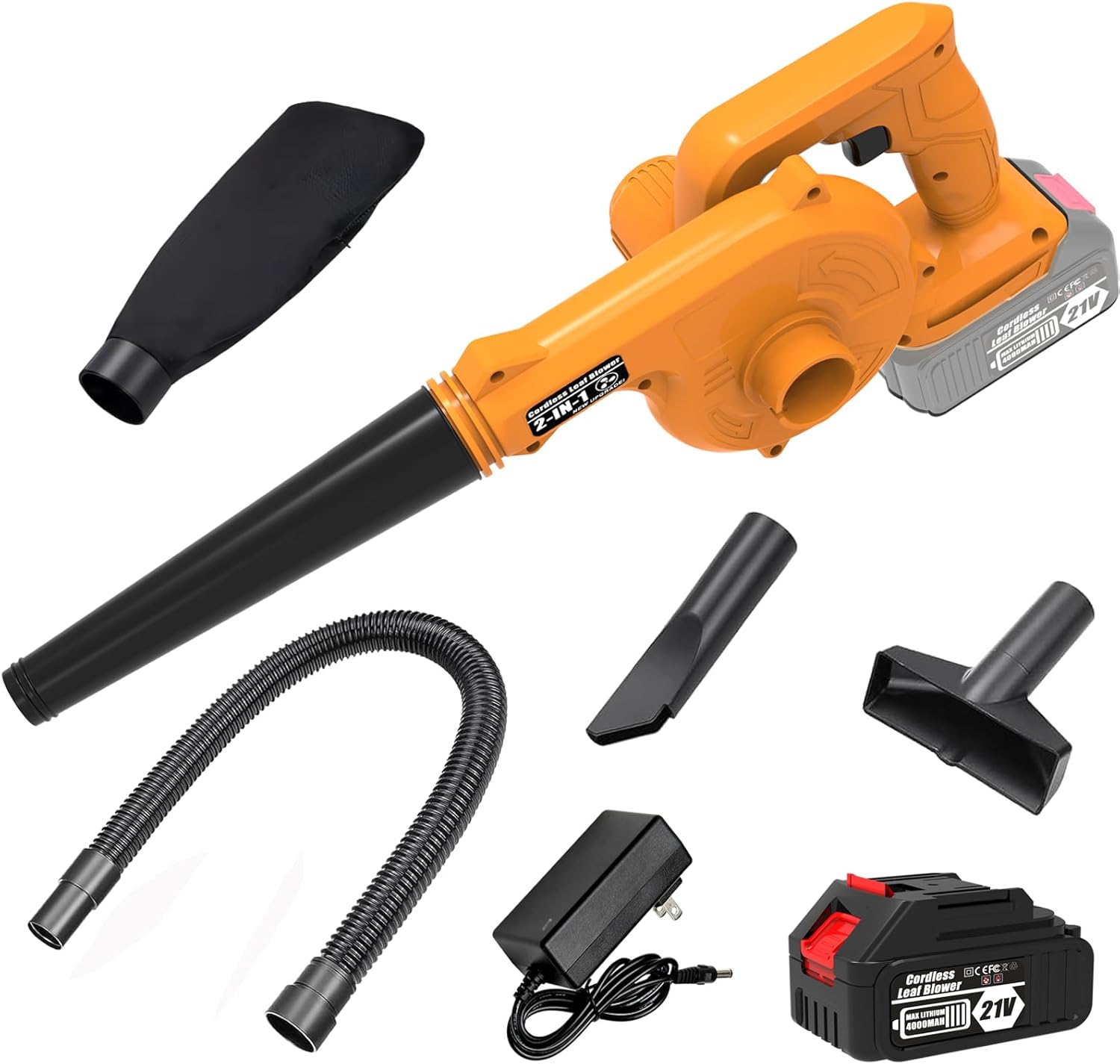 Amazon.com: Cordless Leaf Blower, Small Handheld Lightweight Battery ...