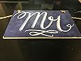 Amazon.com: Mr. & Mrs. Chalk Signs (Set of 2) : Home & Kitchen