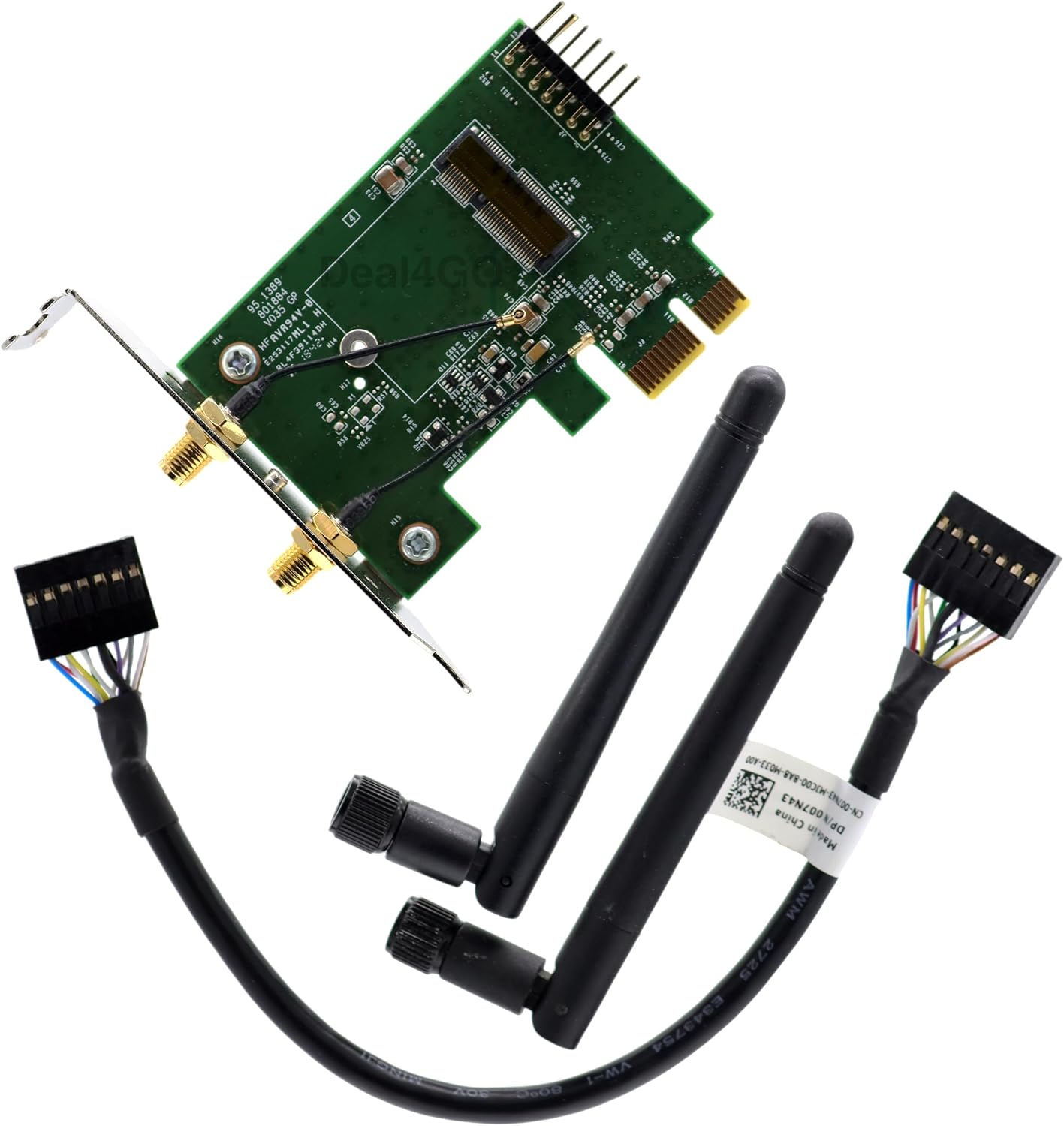 Amazon.com: Deal4GO PCIe to M.2 Network Adapter D8W2M FR13Y Replacement ...
