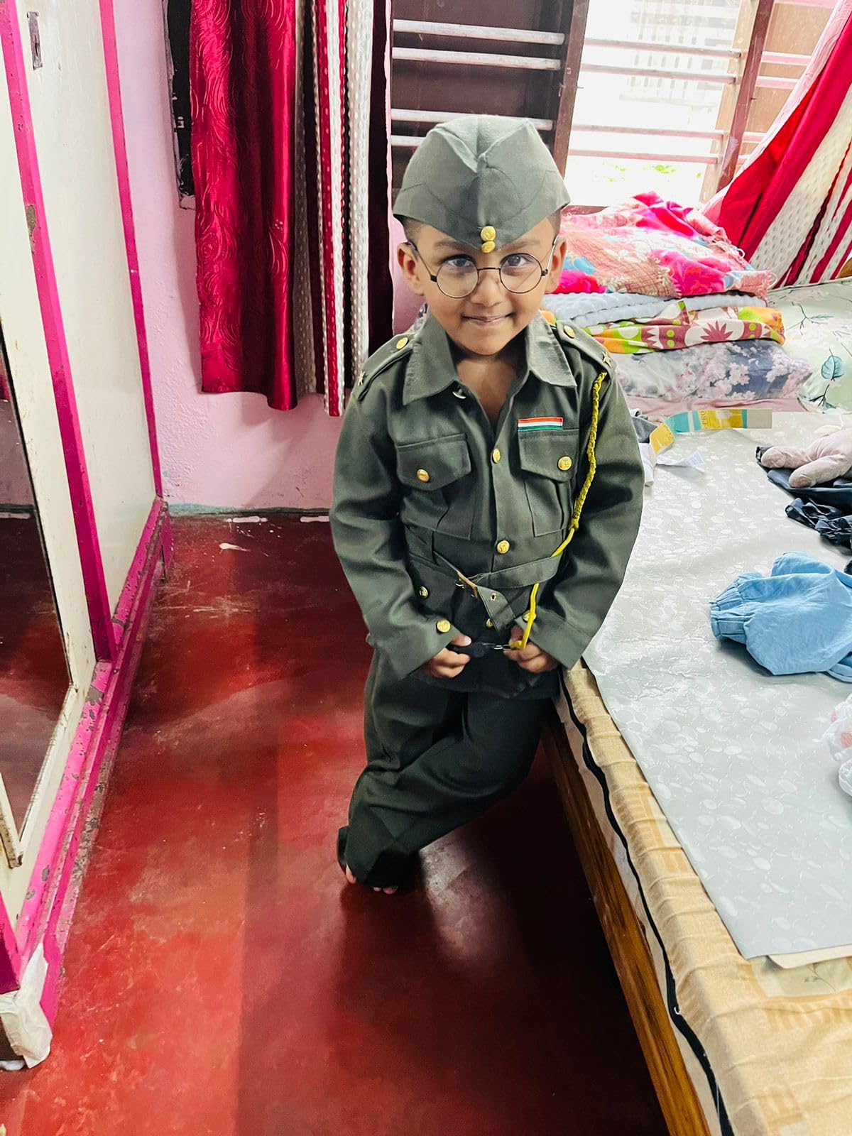 Buy BookMyCostume National Hero Freedom Fighter Kids Fancy Dress ...