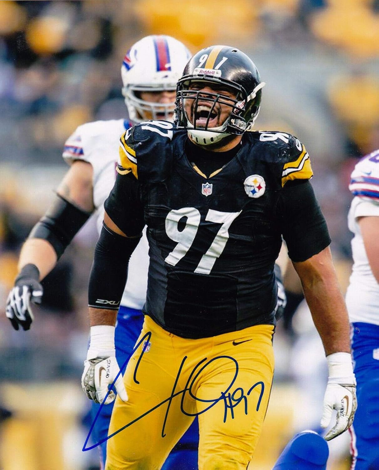 CAMERON HEYWARD PITTSBURGH STEELERS ACTION SIGNED 8x10 - Autographed ...