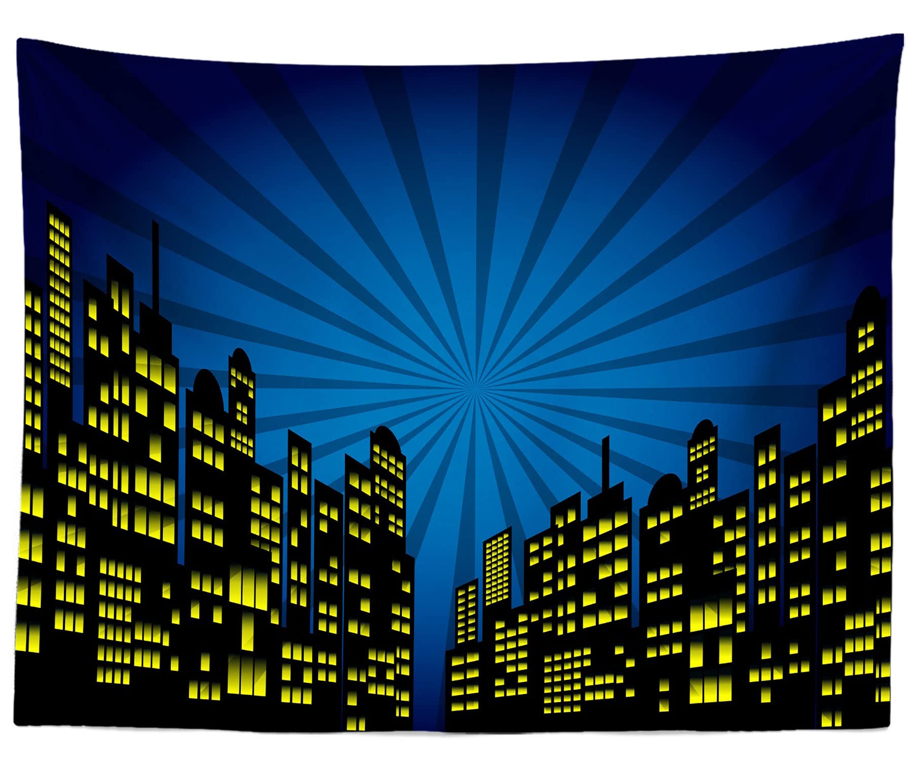Comic Book Cityscape Background