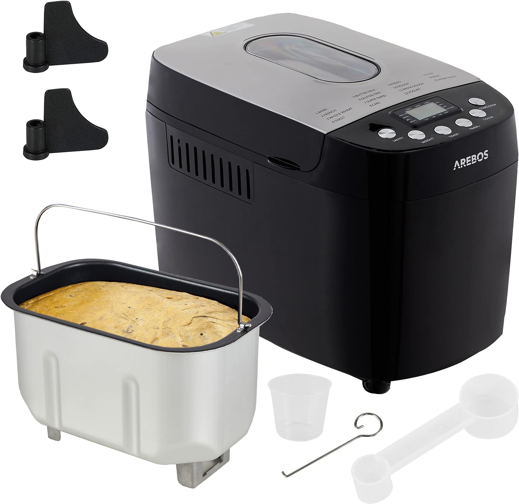 Russell Hobbs 23620 Compact Fast Breadmaker, 660 W, Black : Amazon.co ...