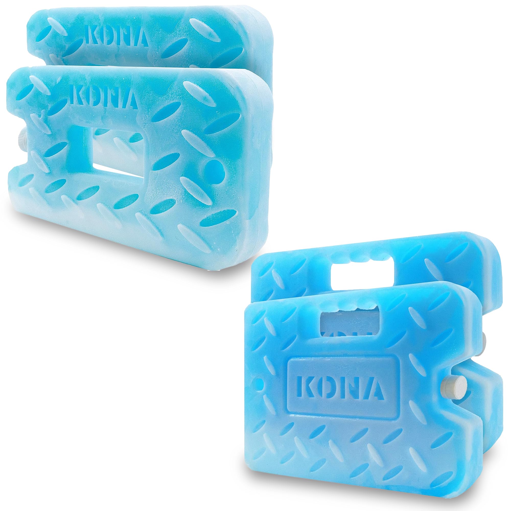 Amazon.com : Kona (Set of 4) Blue Large & Small Ice Packs - (4 lb ...