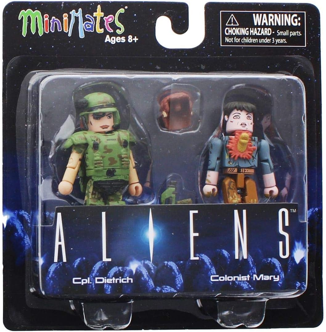 Amazon.com: Aliens Minimates Series 1 Cpl. Dietrich & Colonist Mary 2 ...