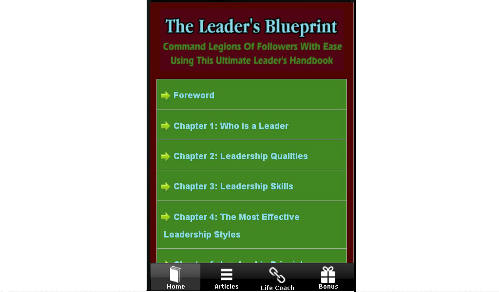 The Leader's Blueprint - App on Amazon Appstore