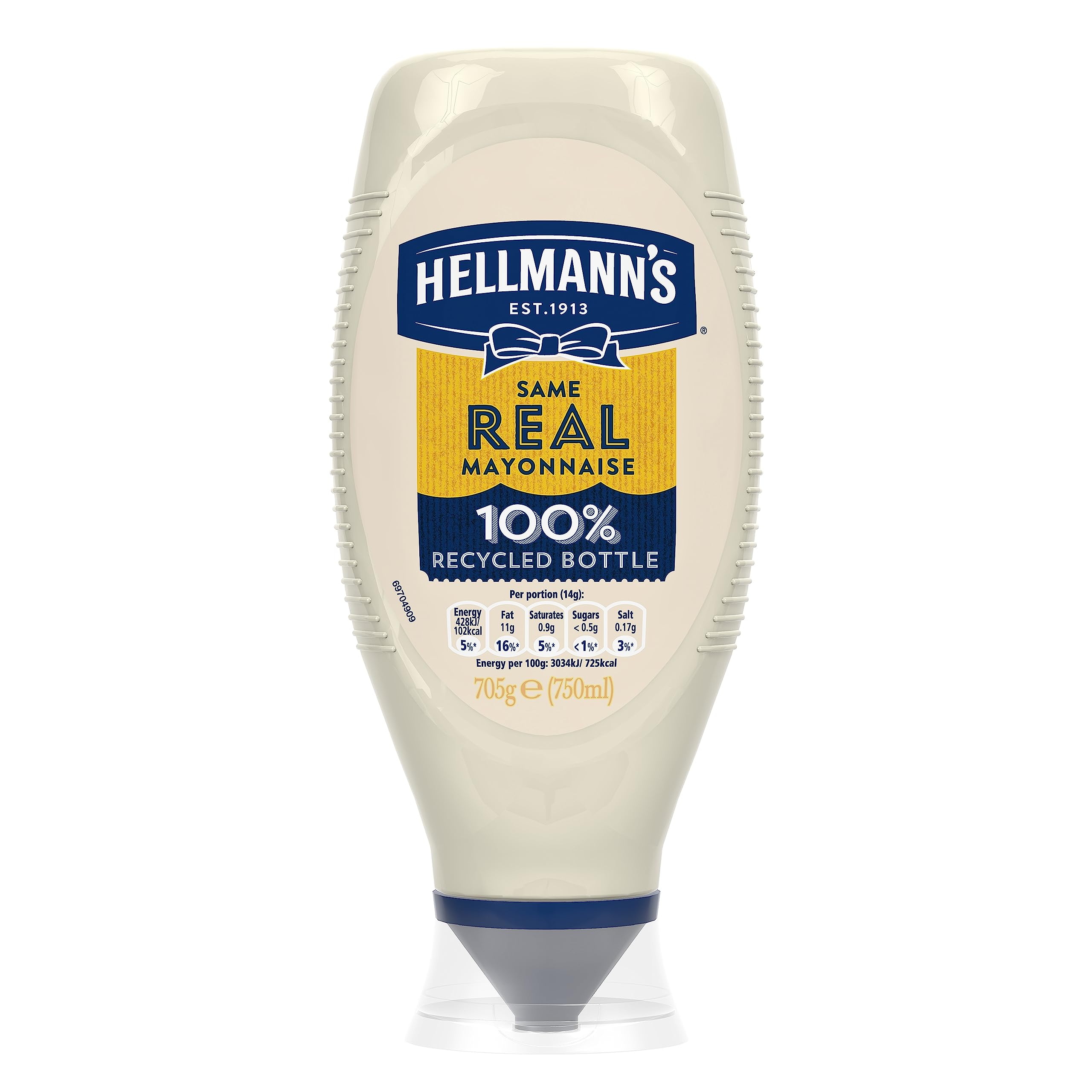 Buy Hellmann's Real Mayonnaise Condiment 100% recyclable squeeze bottle ...