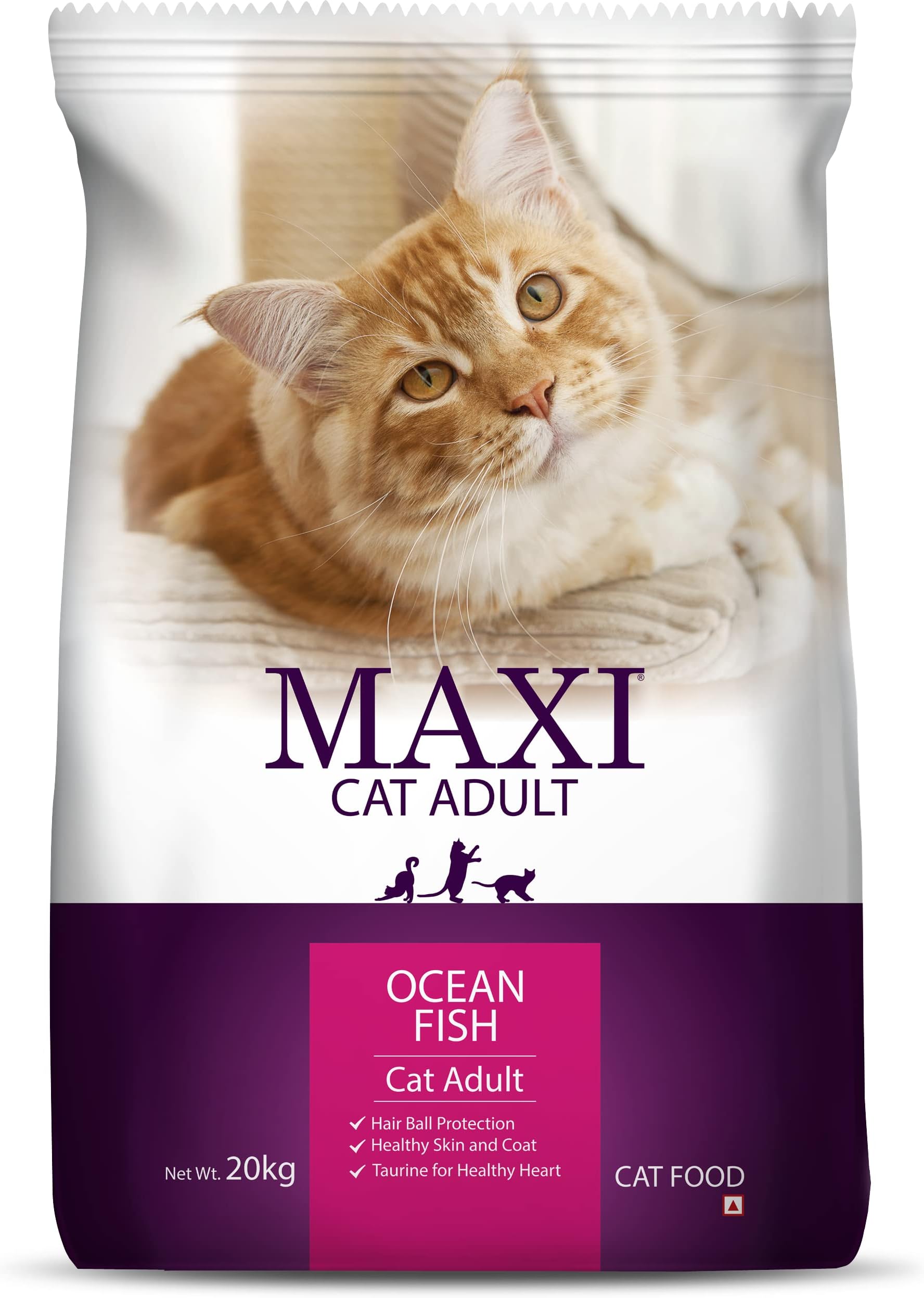 Maxi Ocean Fish Adult Dry Cat Food - 20kg : Amazon.in: Pet Supplies