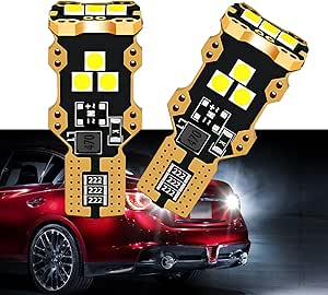 Amazon.com: ZBGUN 2 PCS Car T15 921 LED Reversing Light, 9SMD 3030 ...