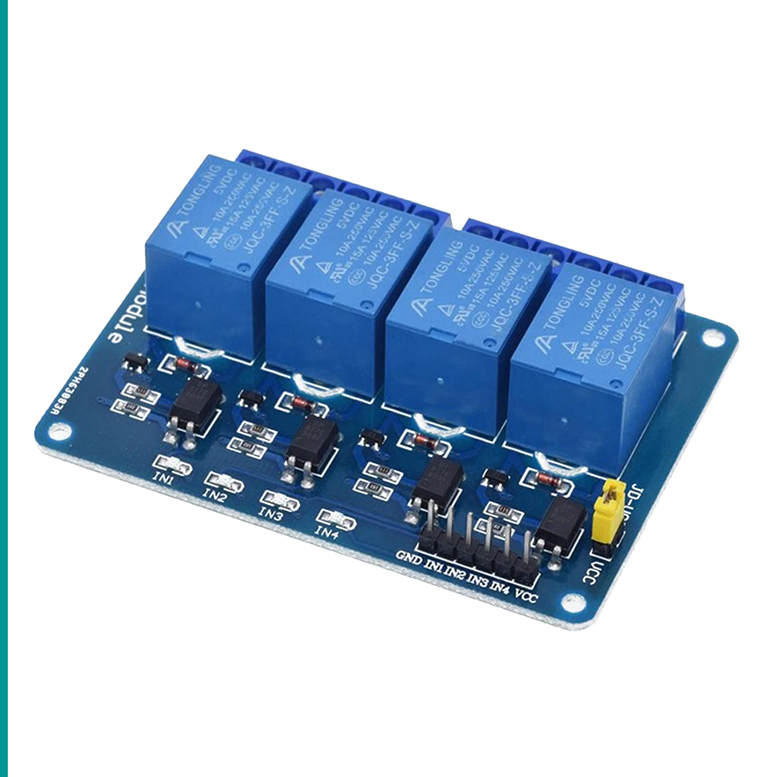 Buy SPIDER Automation™ (4 Channel Relay Module) 5V DC 10A 4CH AC/DC Shield, Low/High Level ...