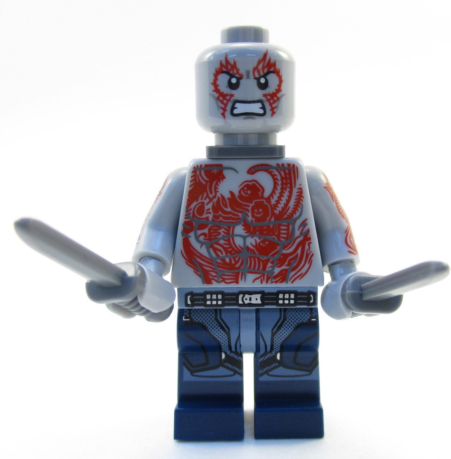 LEGO GENUINE Superheroes DRAX Minifigure 2017 split from 76081 Set ...