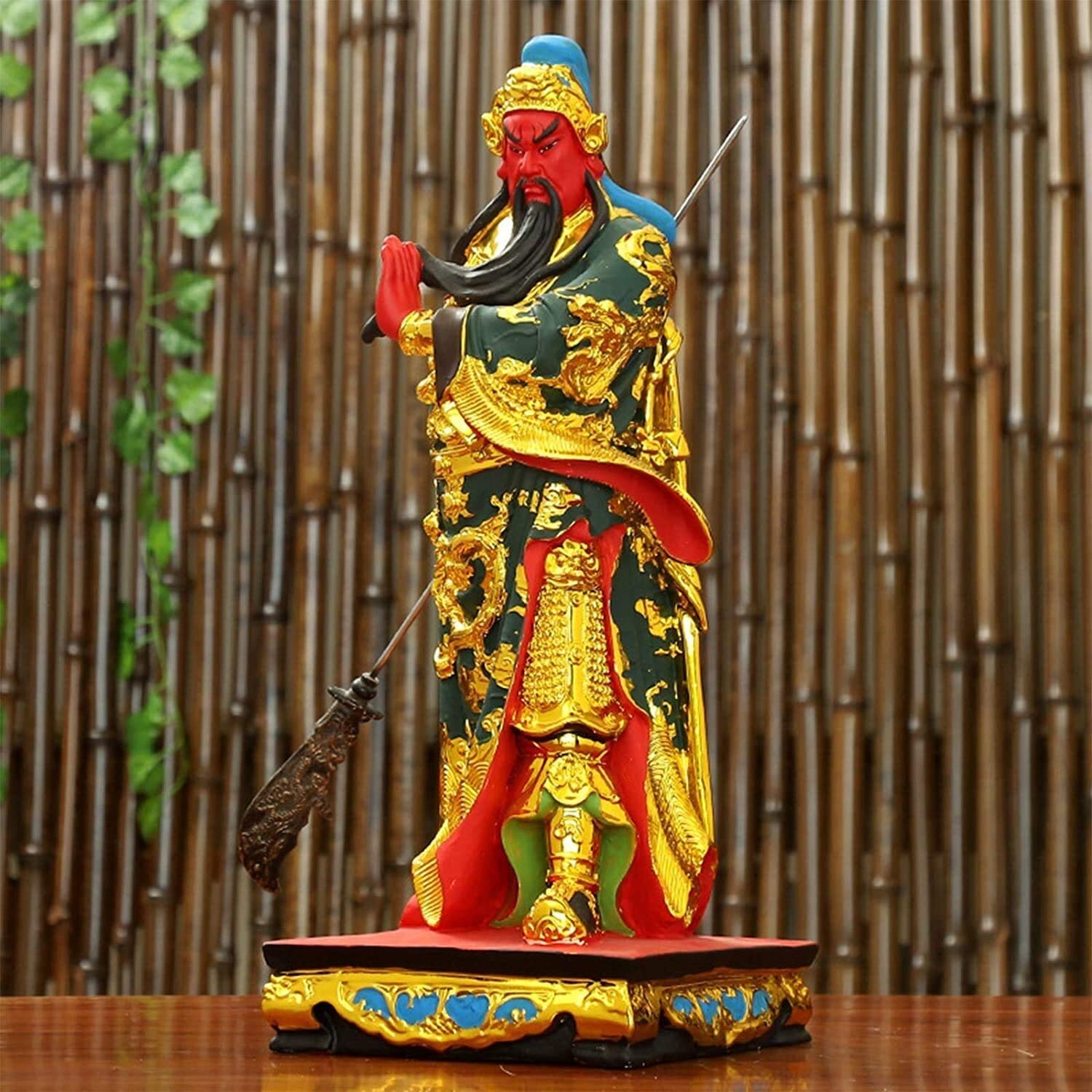 Guan Gong Statue 19th Century Chinese Guan Gong Yu Figure | Chairish