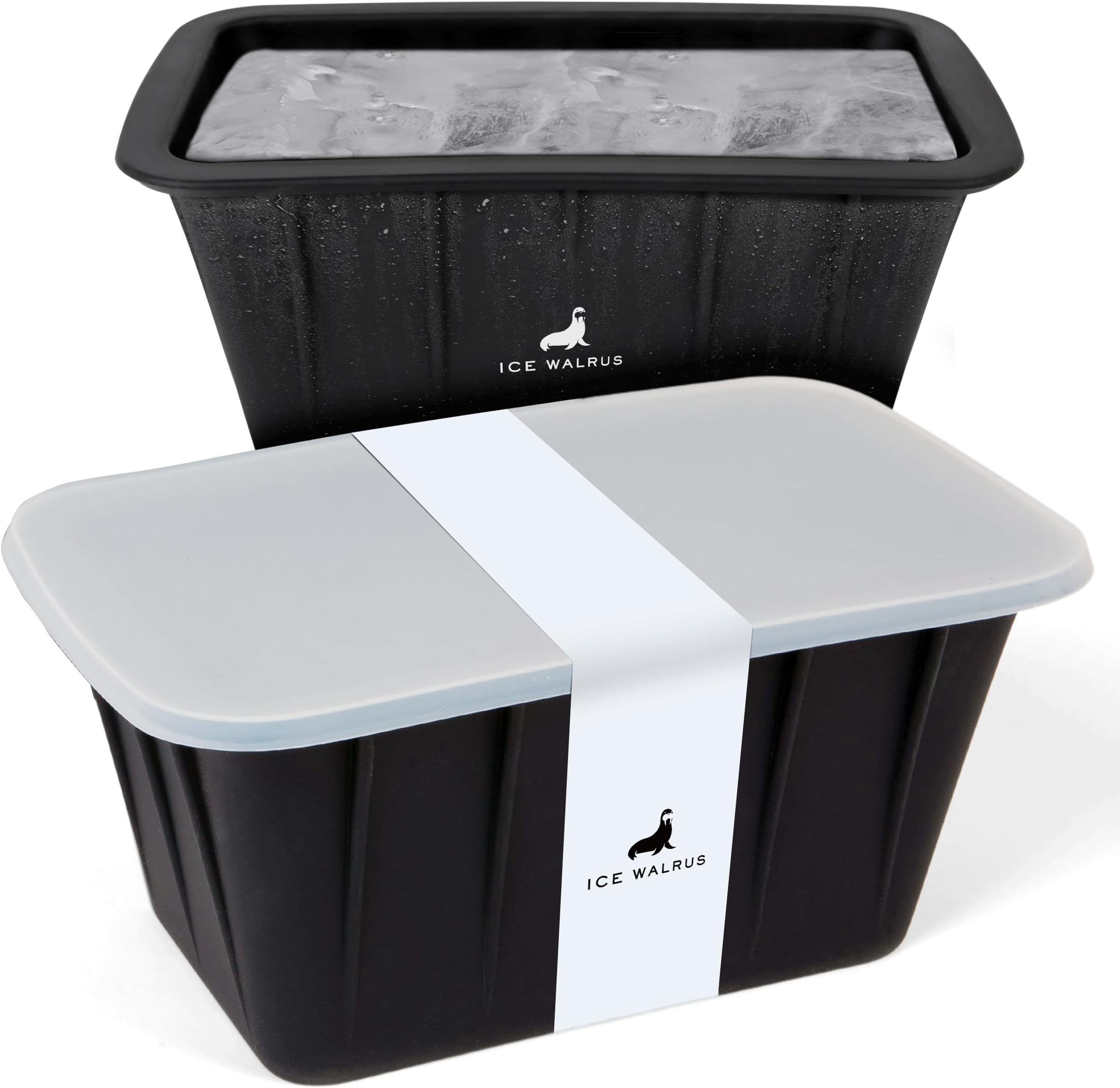 Amazon.com: 4 Pack Ice Block Mold Extra Large, 8lb Ice Brick Mold ...