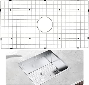 VEVOR Sink Protector Grid, 28.5"x15.6" Stainless Steel Sink Grates ...