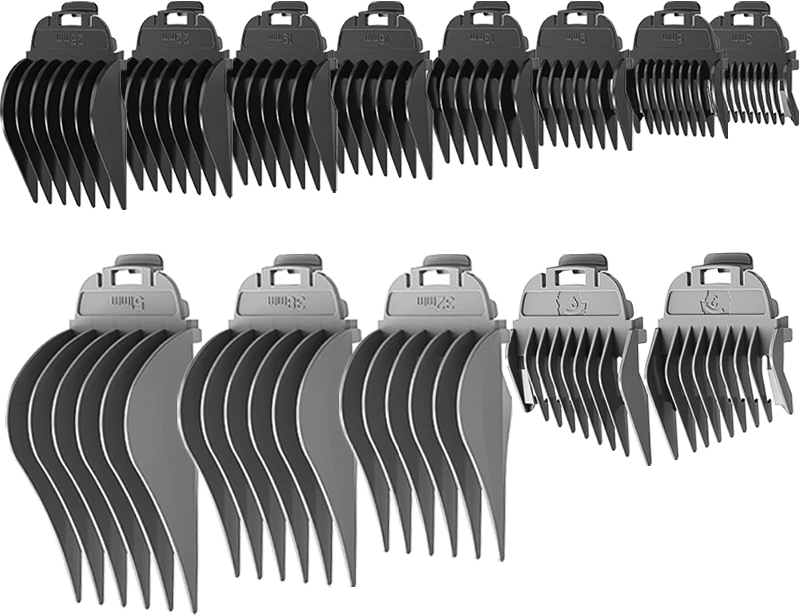 Amazon.com : Premium Guide Combs Set - ABS Attachment Guards with 13 ...