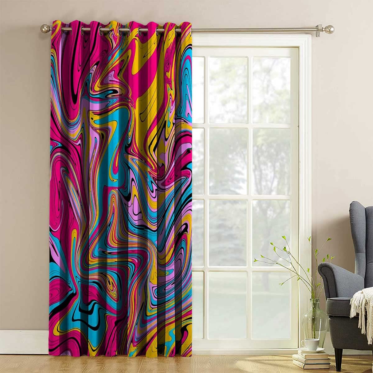 Bright Colored Curtains