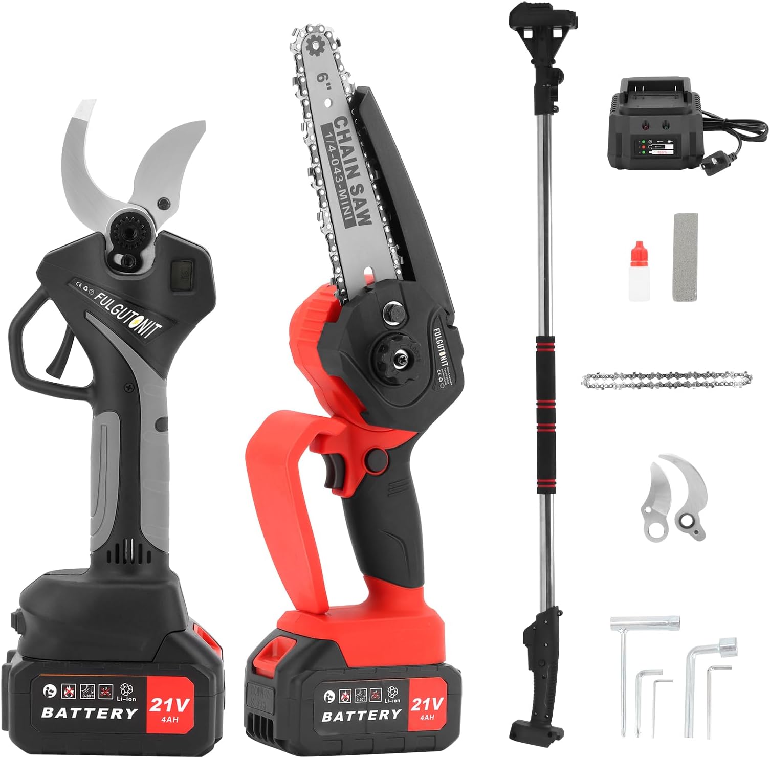 Amazon.com: Fulgutonit Electric Pruner Kit, 40 mm(1.6 in) Pruning ...