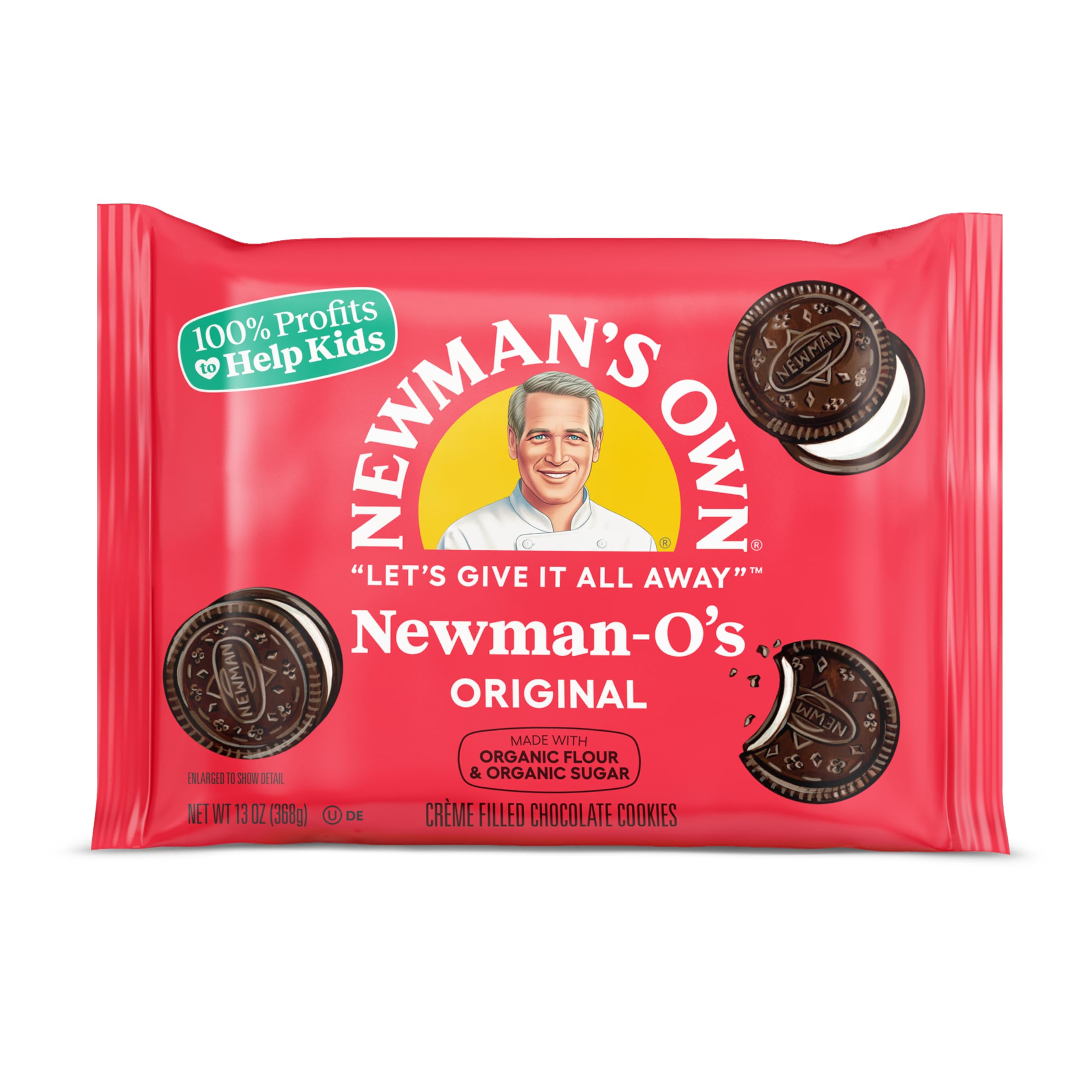 Amazon.com: Newman's Own Original Newman-O's Sandwich Cookies, 13 Ounce ...