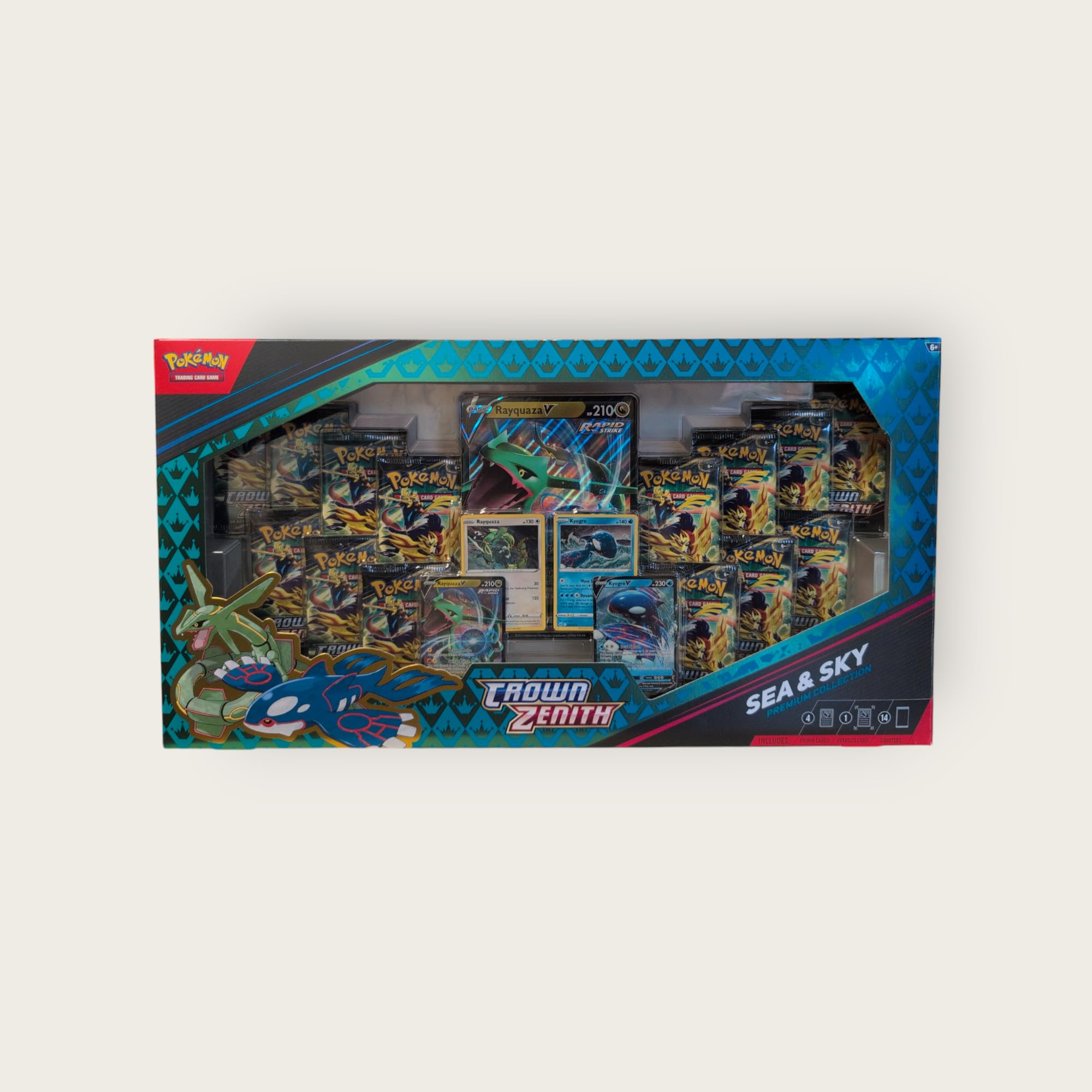 Poke Crown Zenith Sea & Sky Premium Collection Trading Card Game Set ...