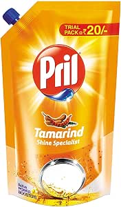 Amazon.com: Pril Tamarind Dishwash Liquid Pouch - 110ml : Health ...