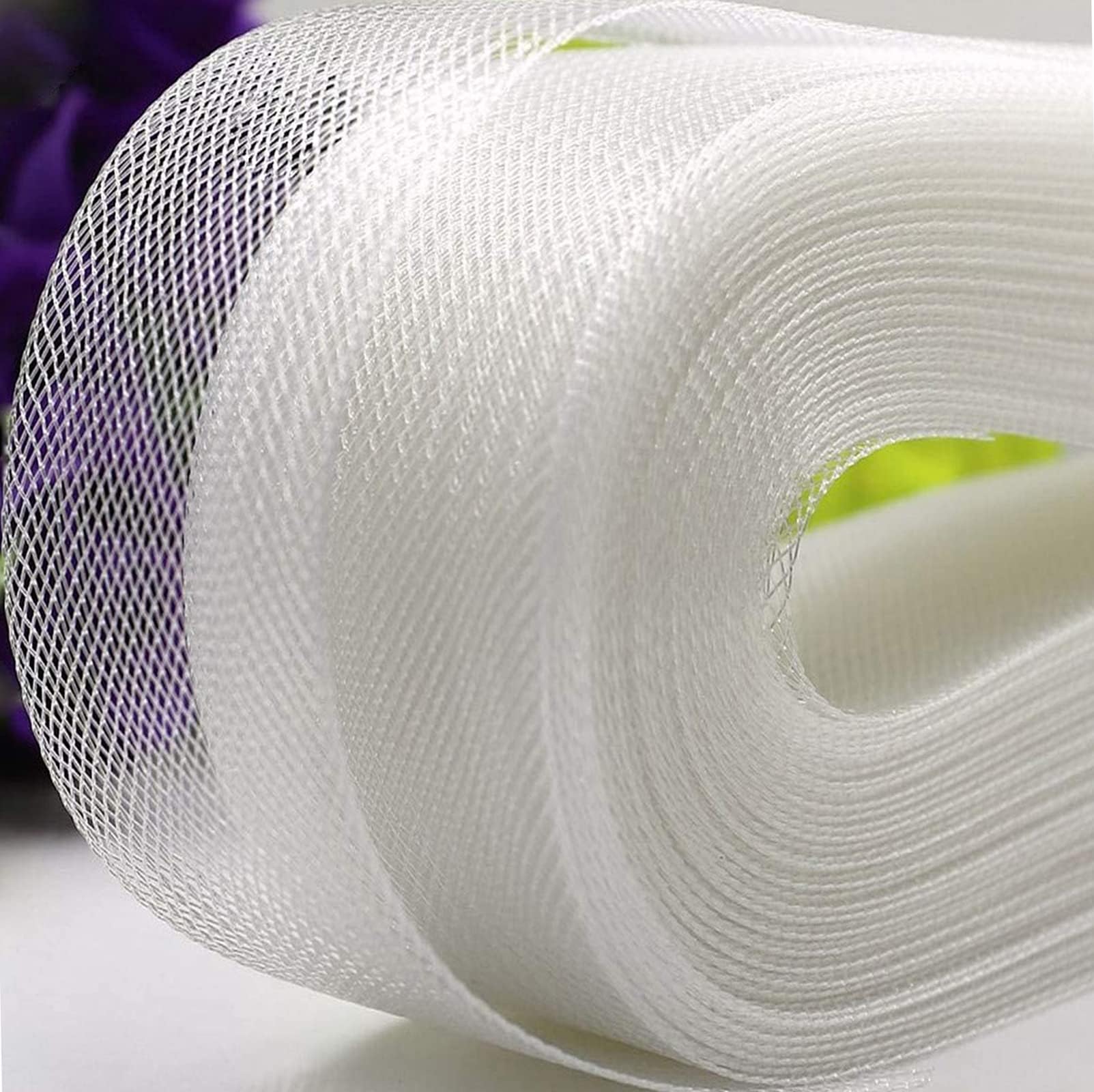 Amazon.com: Dritz 789-12-9 Polyester Horsehair Braid, White, 1/2" x 3-Yards