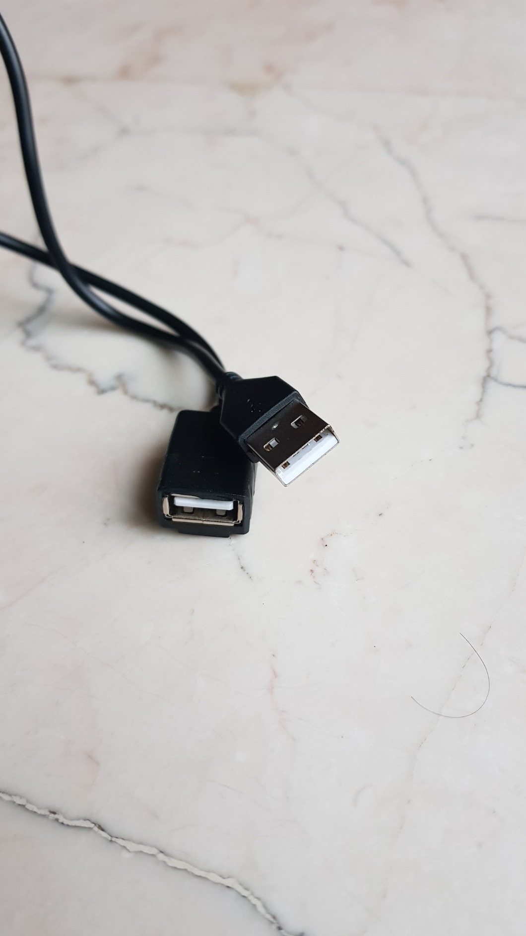 RiaTech USB 2.0 Male to Female Extension Cable Plug/Socket Adapter 60cm ...