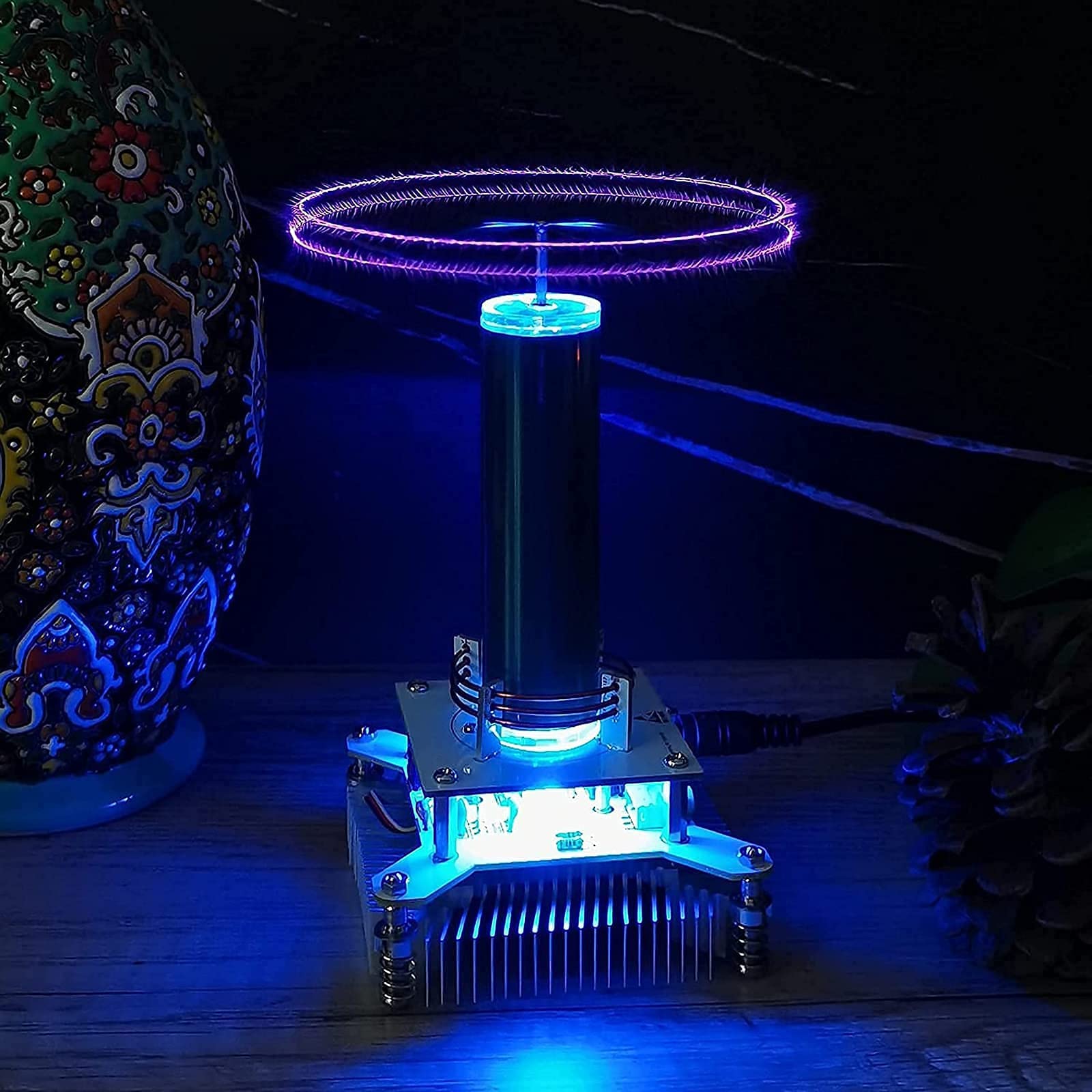 Buy Artificial Lightning Music Tesla Coil, Spark Gap Tesla Coil ...
