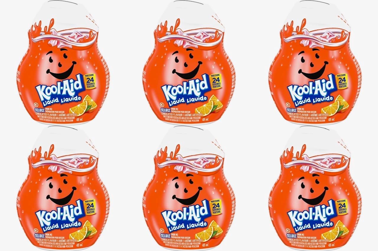 Amazon.com: Kool-Aid Orange Liquid Drink Mix, 48mL/1.6 fl.oz ...