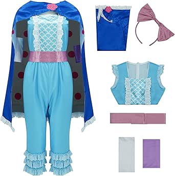 Amazon.com: Poboola Bo Peep Costume Adult Cute Costumes For Women ...