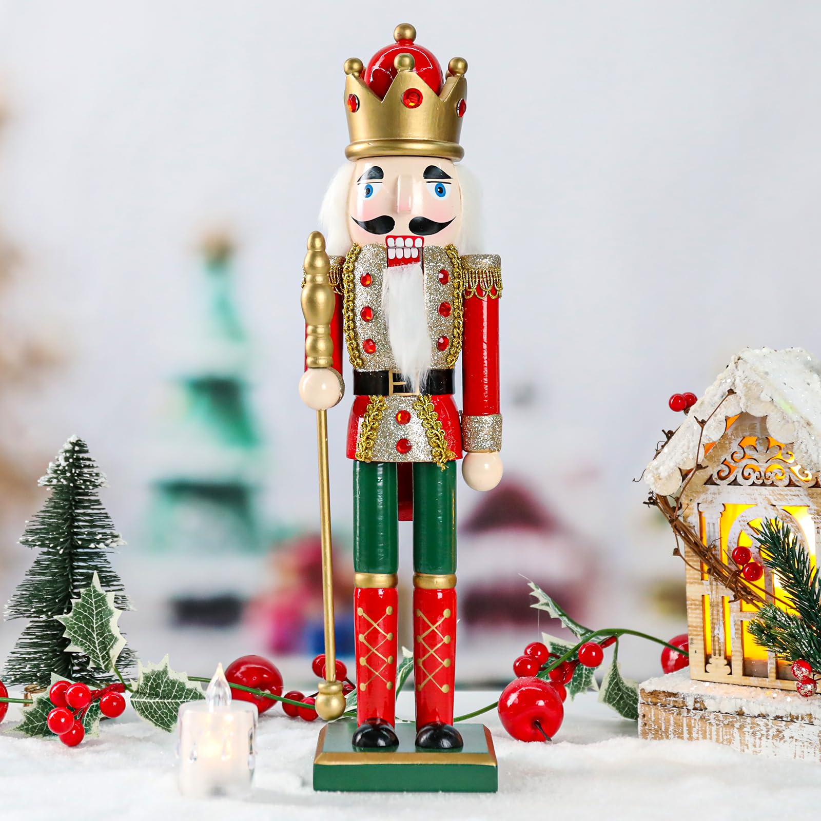 Outdoor Holiday Wooden Toy Soldiers