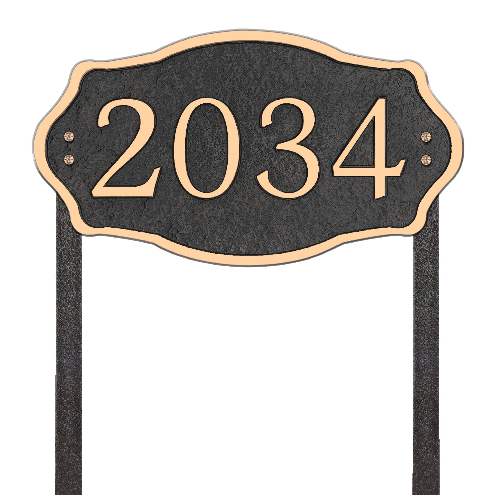 Amazon.com : Personalized Address Sign LAWN MOUNTED - Custom House ...