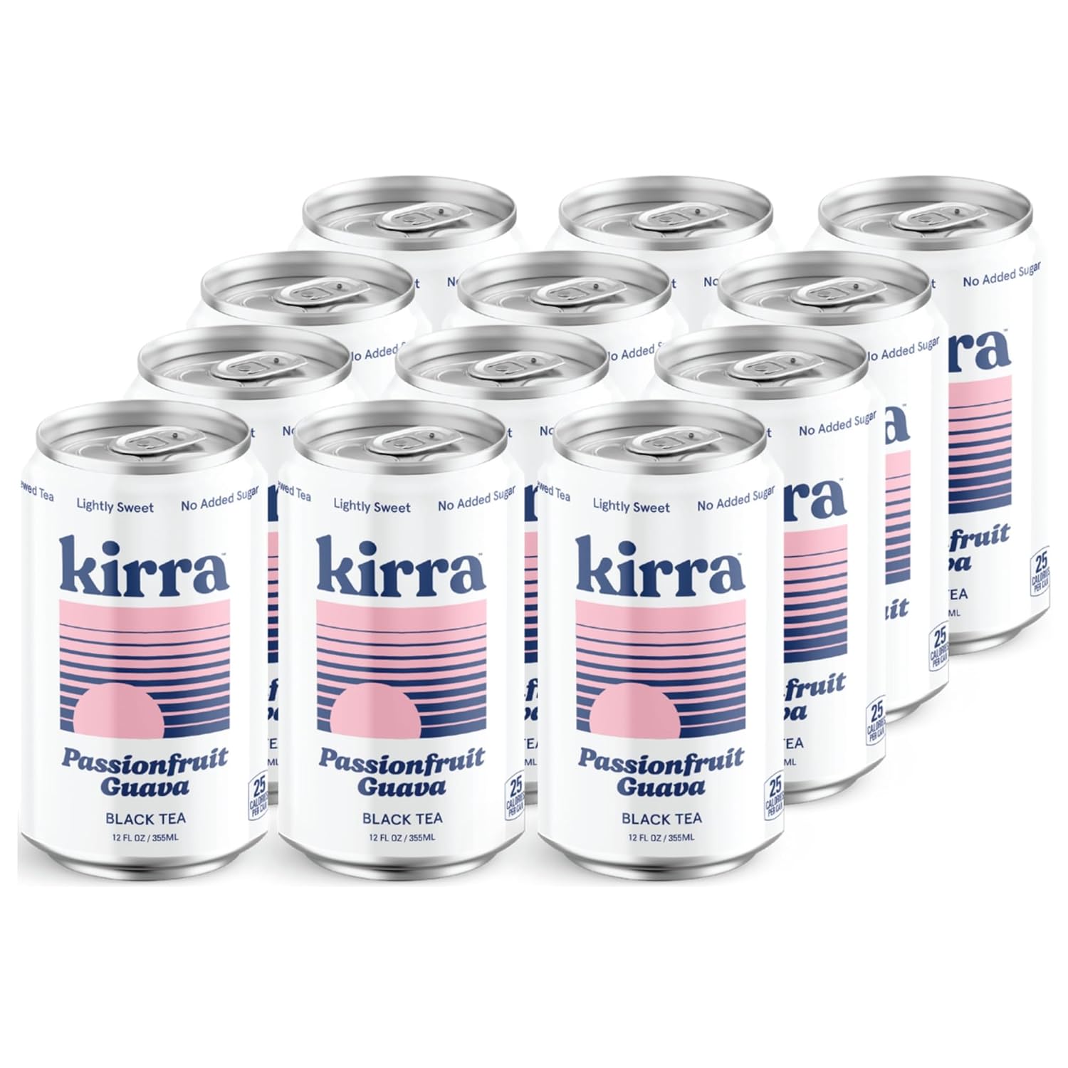 Amazon.com : Kirra Organic Iced Tea 12 Pack - Passion Fruit Guava Black ...