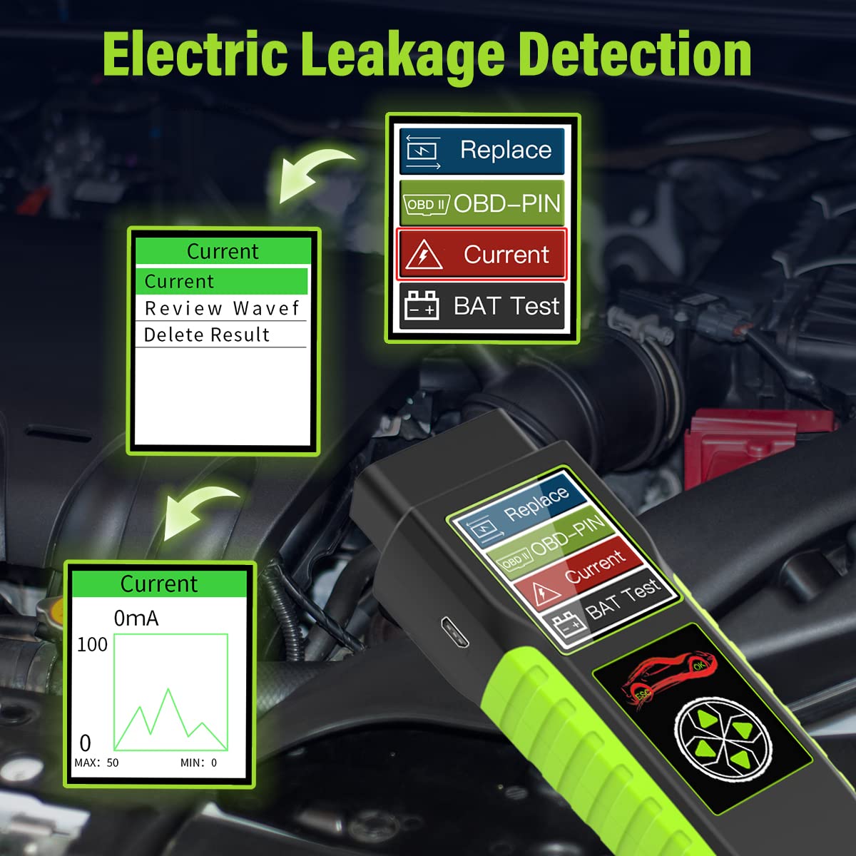 Snapklik.com : Topdiag BT400 Car Battery Tester 12V Automotive ...