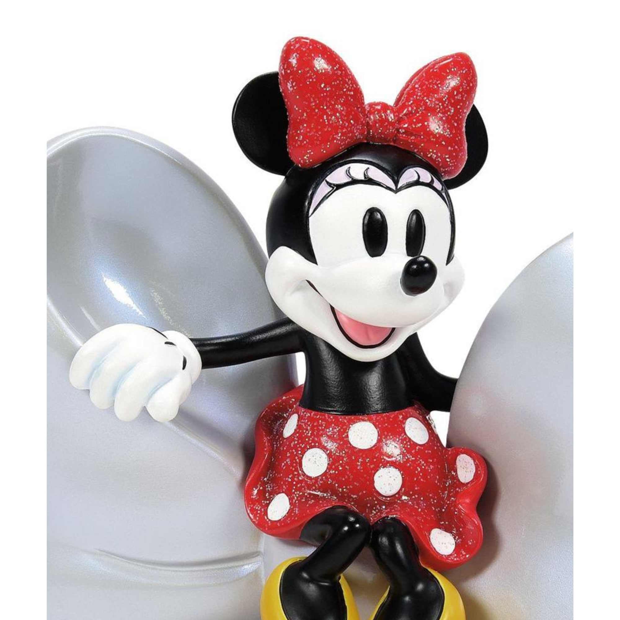 Minnie Mouse Avec Son Noeud Rouge Statue Minnie En Résine 50 Cm