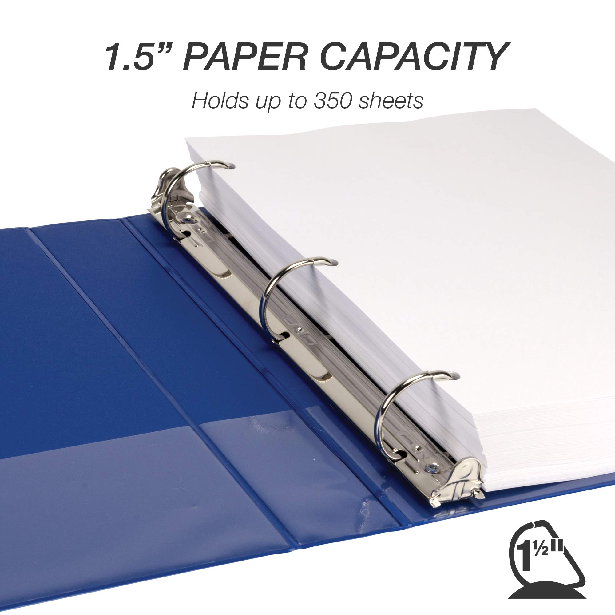 Snapklik.com : Samsill Durable 1.5 Inch 3 Ring Binder