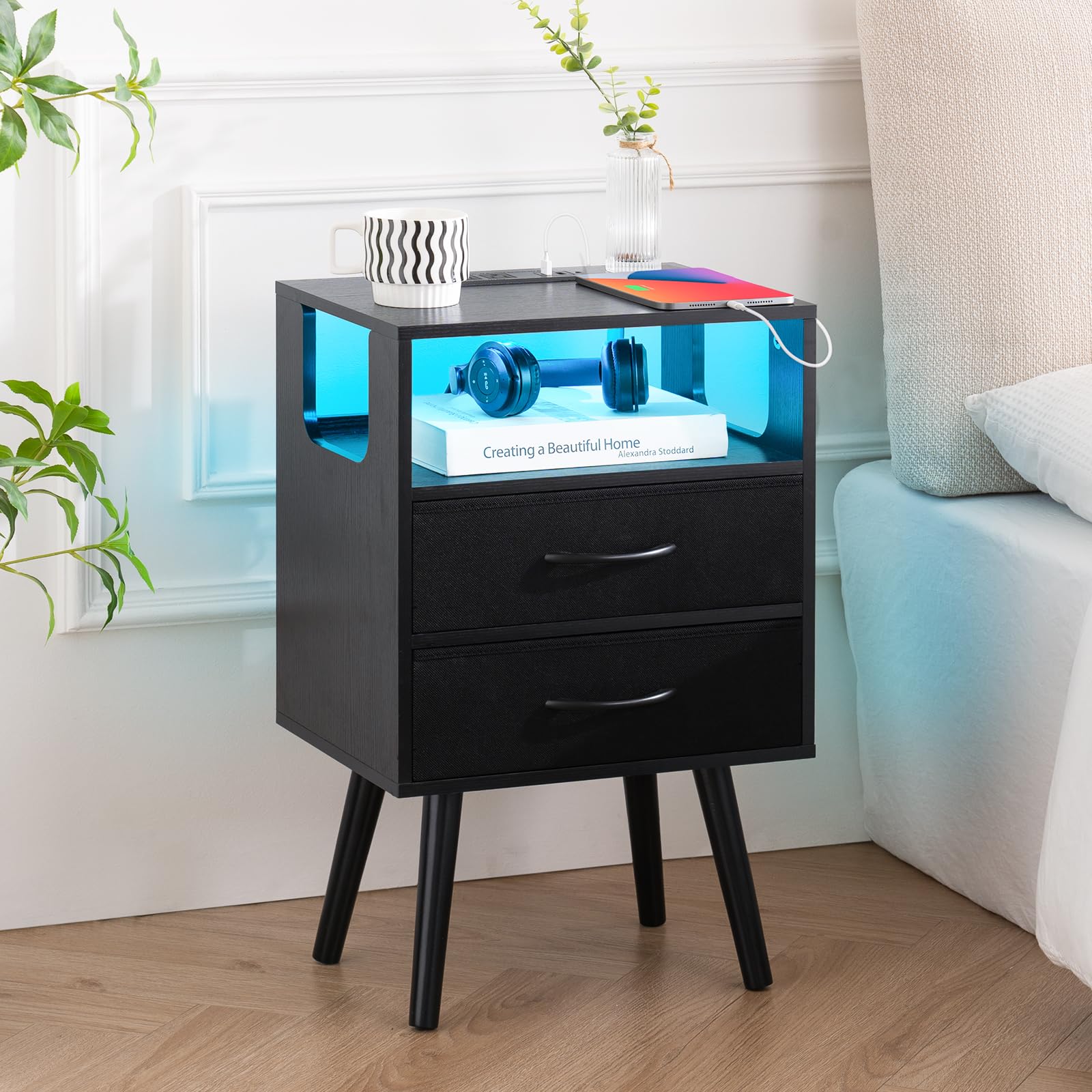 Snapklik.com : Yoobure LED Night Stand