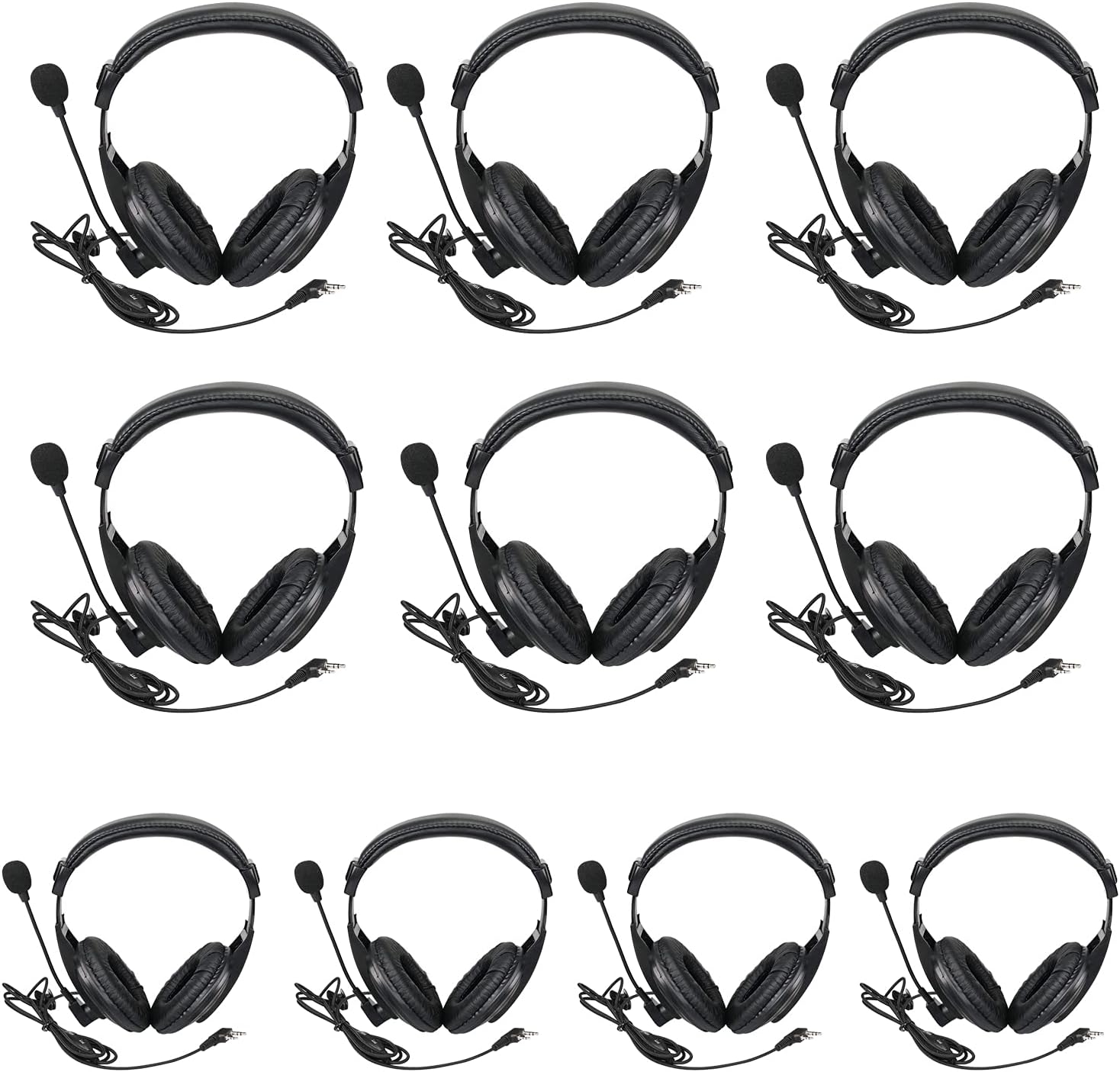 Amazon.com: Retevis Two Way Radio Headset with Mic, Noise Reduction ...