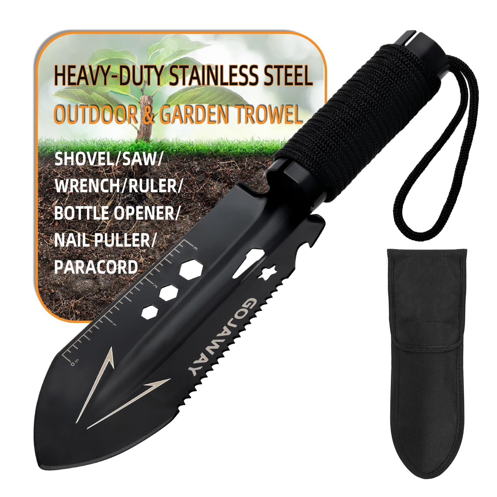Amazon.com : GOJAWAY Backpacking Trowel Camping Shovel Hiking Trowel ...